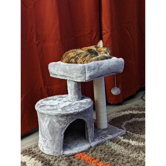 Cat | New Cat Tree Tower Light Gray Condo With Sisal Scratching Post For Kittens | Poshmark